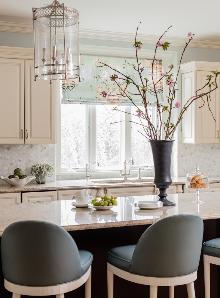 Farmhouse Colonial - Traditional - Kitchen - Boston - by Robin Gannon ...