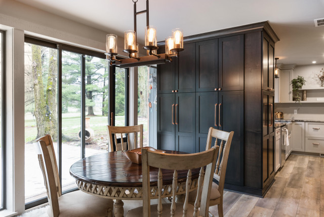 Farmhouse Copper Accent Kitchen Remodel - Campagne - Cuisine - Détroit ...