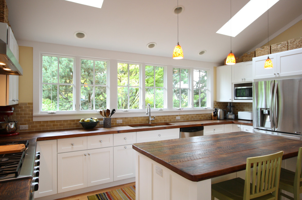Farmhouse Style Remodel + ADU - Farmhouse - Kitchen - Portland - by A ...