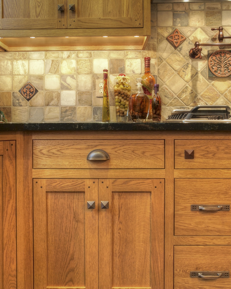 Farmhouse with Craftsman Influences - Craftsman - Kitchen ...