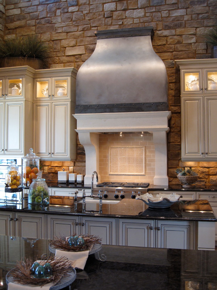 Faux finished zinc kitchen hood - Traditional - Kitchen - Denver - by ...