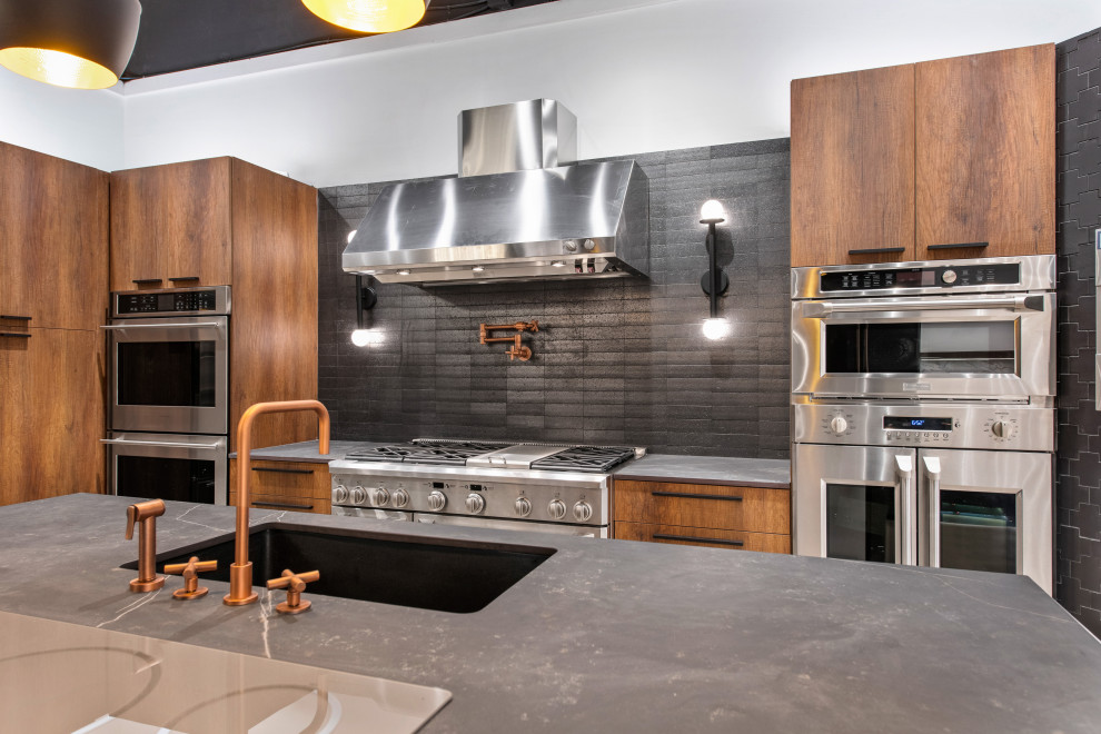 Ferguson Showroom Kitchen Display - Contemporary - Kitchen - Austin ...