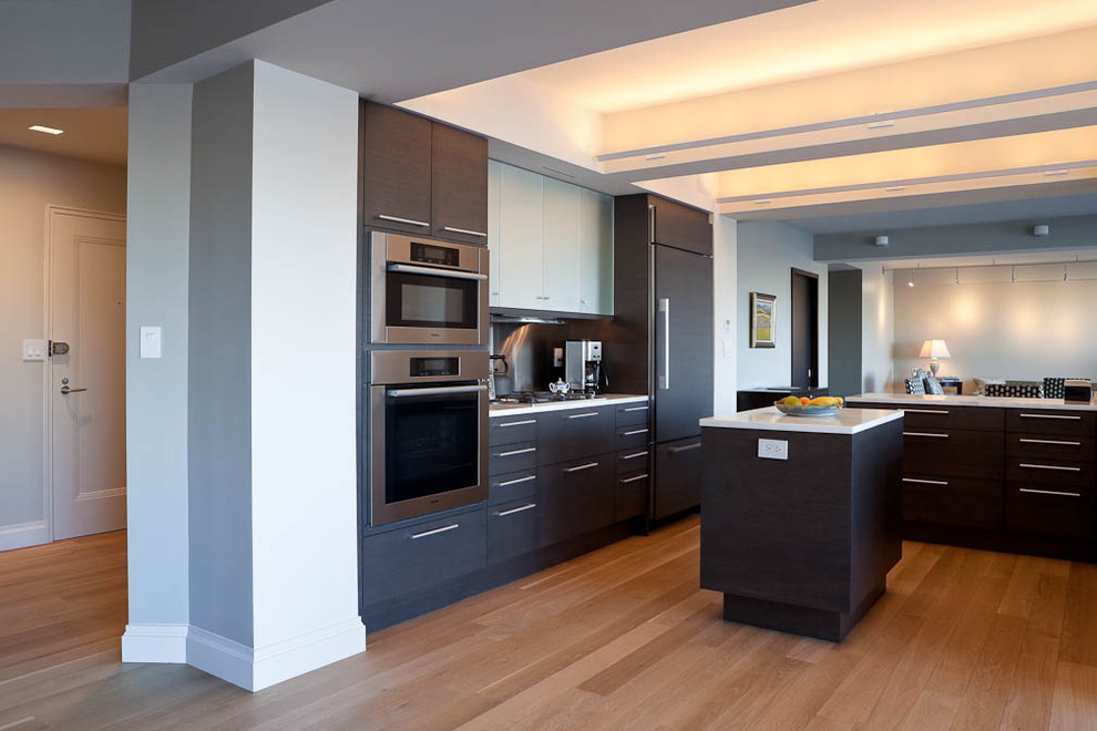 Fifth Avenue Apartment - Contemporary - Kitchen - New York - by Korts ...