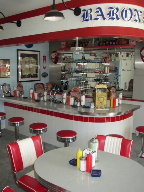 Fifties Soda fountain bar - Éclectique - Cuisine - Los Angeles - par DC ...