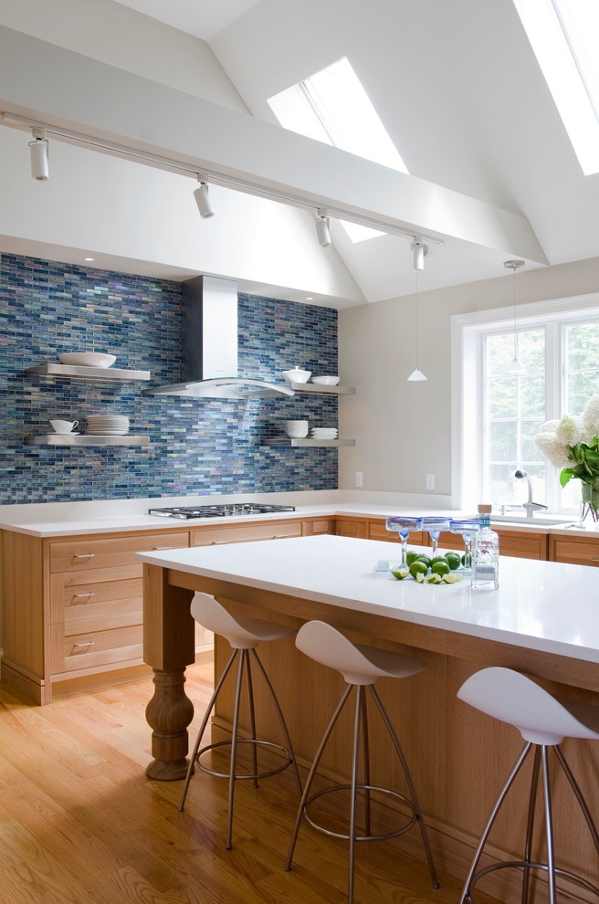 Fiji White ColorQuartz Kitchen - Modern - Kitchen - Boston - by Boston ...