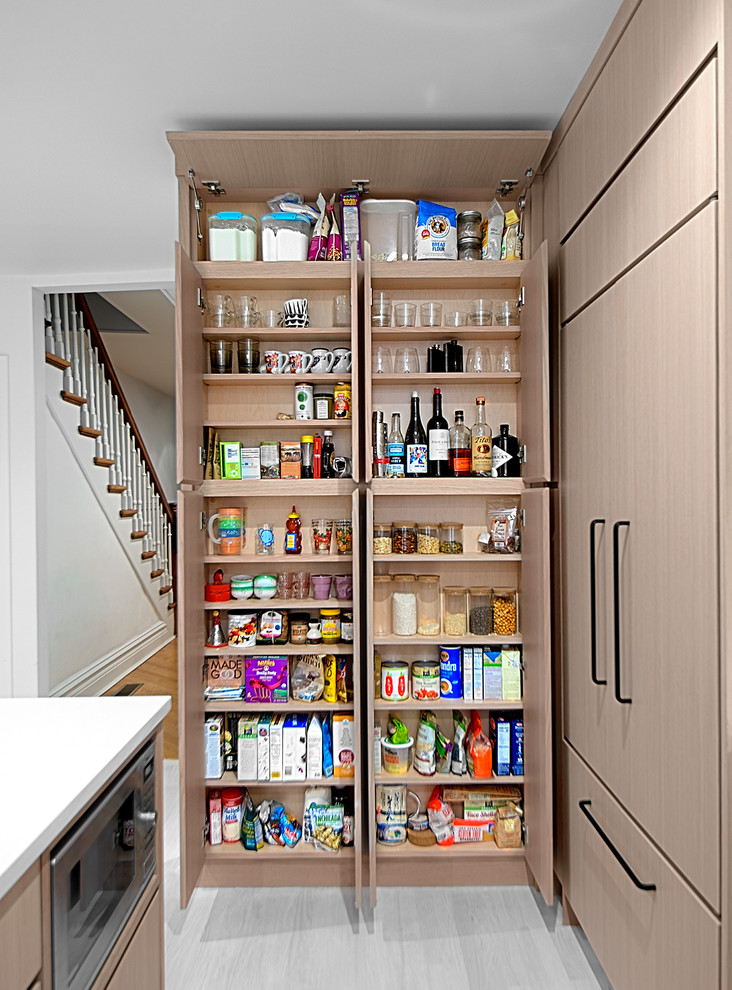 Five Inch Deep-Space Saving Kitchen Pantry - Contemporary - Kitchen ...