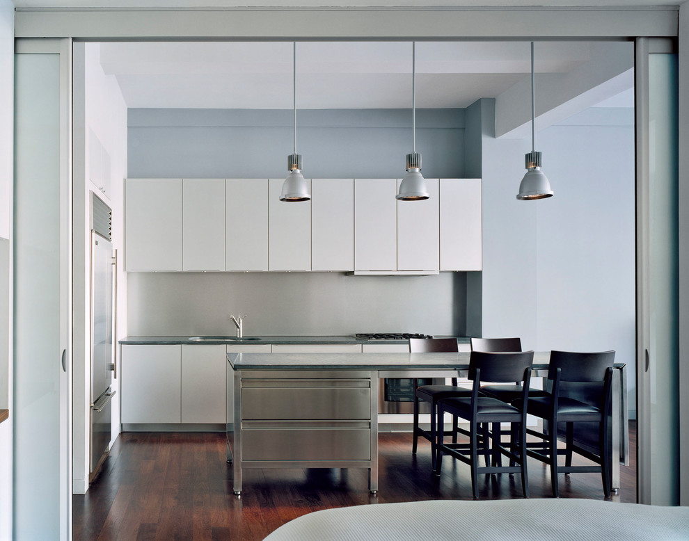 Flatiron Loft Apartment - Modern - Kitchen - New York - by Shenton ...