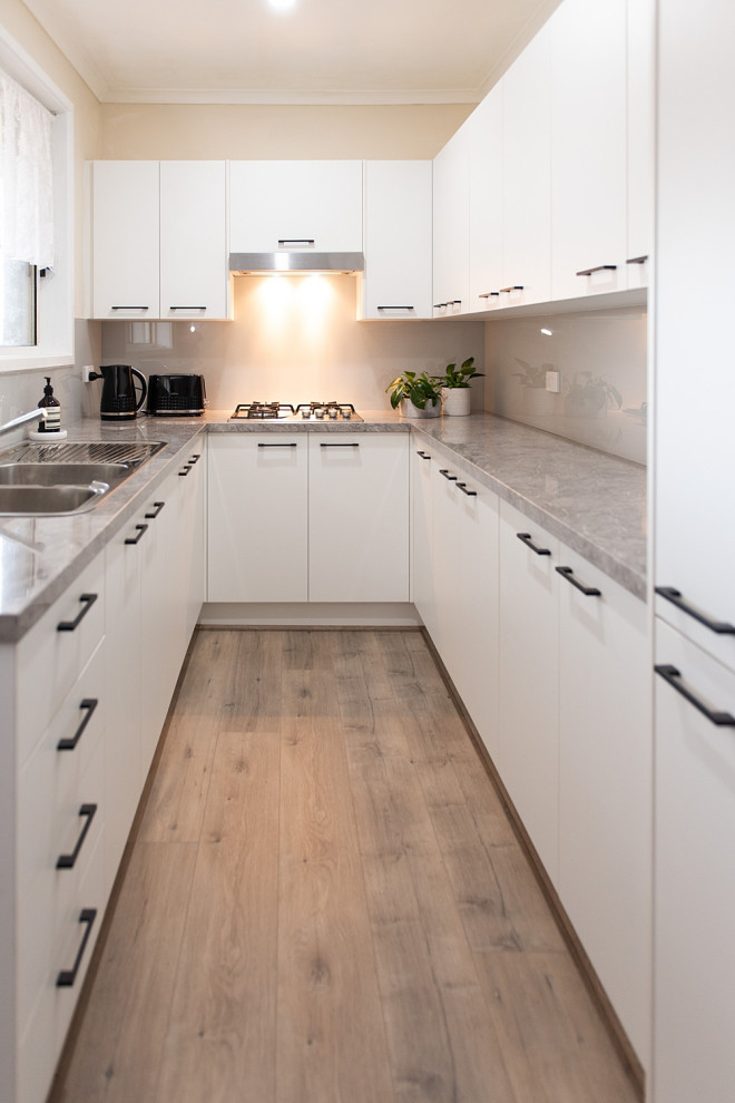 Flatpack Kitchen Reno in Sunshine - Modern - Kitchen - Melbourne - by ...