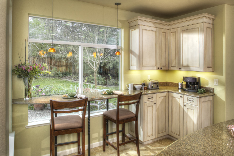 Floating Counter - Traditional - Kitchen - Sacramento - by MAK Design ...