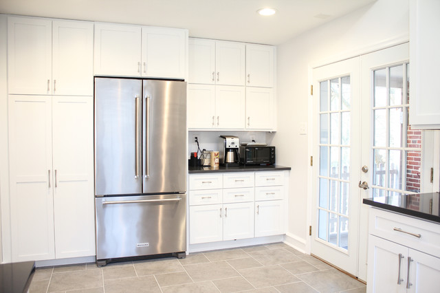 Floor to Ceiling Cabinet Detail - Transitional - Kitchen - Philadelphia ...