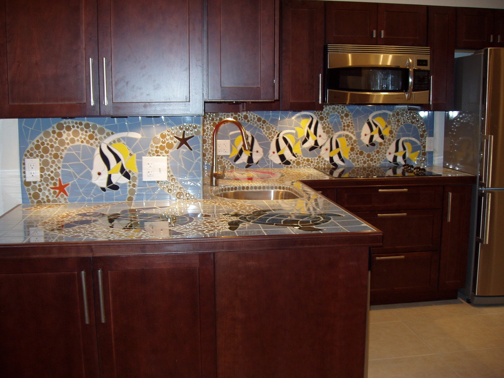 Florida Keys Kitchen - Traditional - Kitchen - Miami - by Key West Jane ...