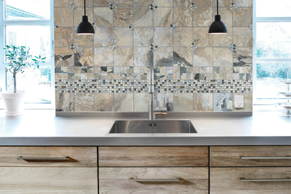Florida Tile Backsplash - Contemporary - Kitchen - Orlando - by ...