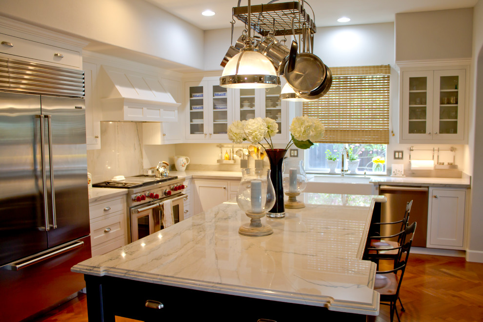 Flush Inset Kitchen in San Ramon, CA - Traditional - Kitchen - San ...