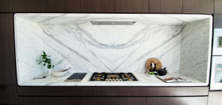 Fluted Kitchen Island Project - Darling Point - Modern - Kitchen ...