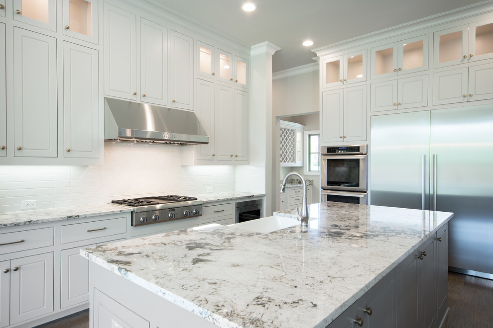 Food prep island - Kitchen - Dallas - by Notting Hill Interiors Inc ...