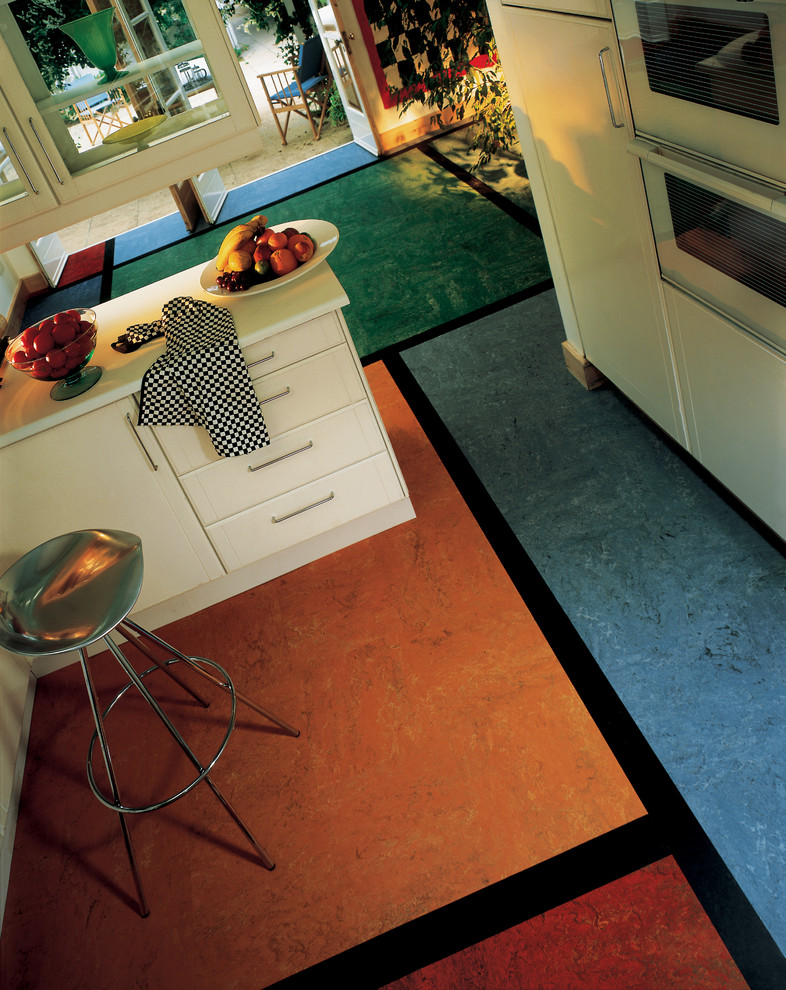 Forbo Marmoleum Sheet - Modern - Kitchen - Chicago - by Green Building ...