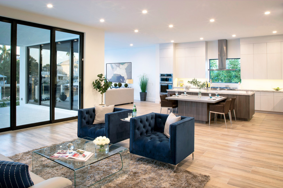 Fort Lauderdale Interior Design, Rio Vista Isles, Transitional Home - Transitional - Kitchen ...