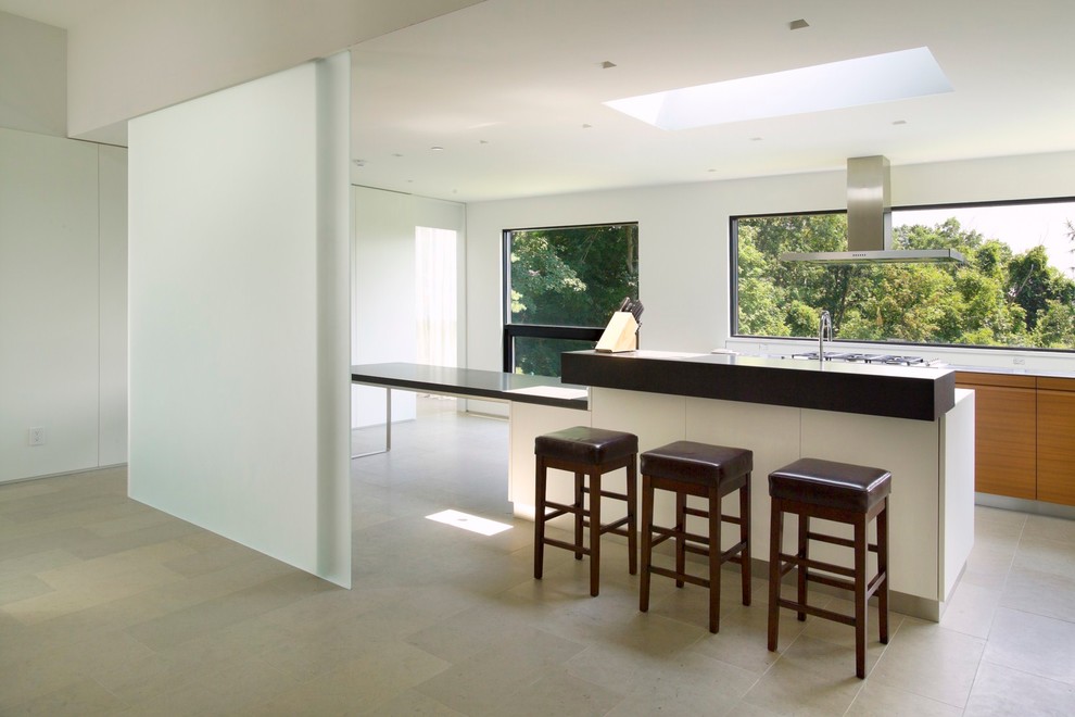 Frameless Glass Walls & Partitions - Contemporary - Kitchen - New York ...