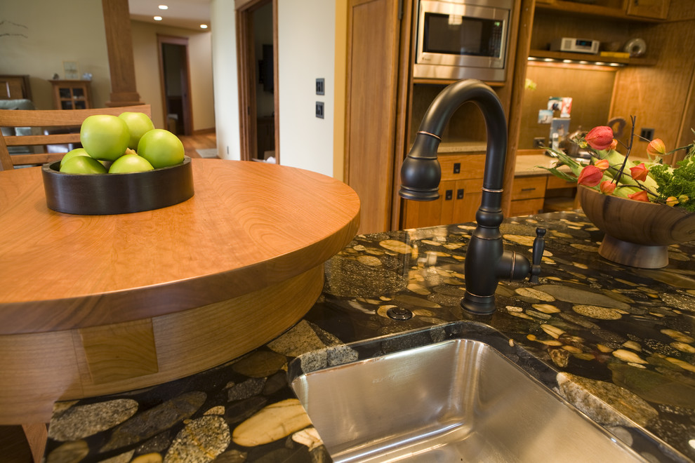 Frank Lloyd Wright Inspired Home - Traditional - Kitchen - Other - by ...