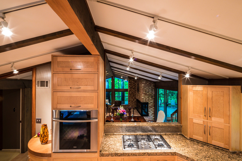 Frank Lloyd Wright Inspired House - Modern - Kitchen - Cincinnati - by ...