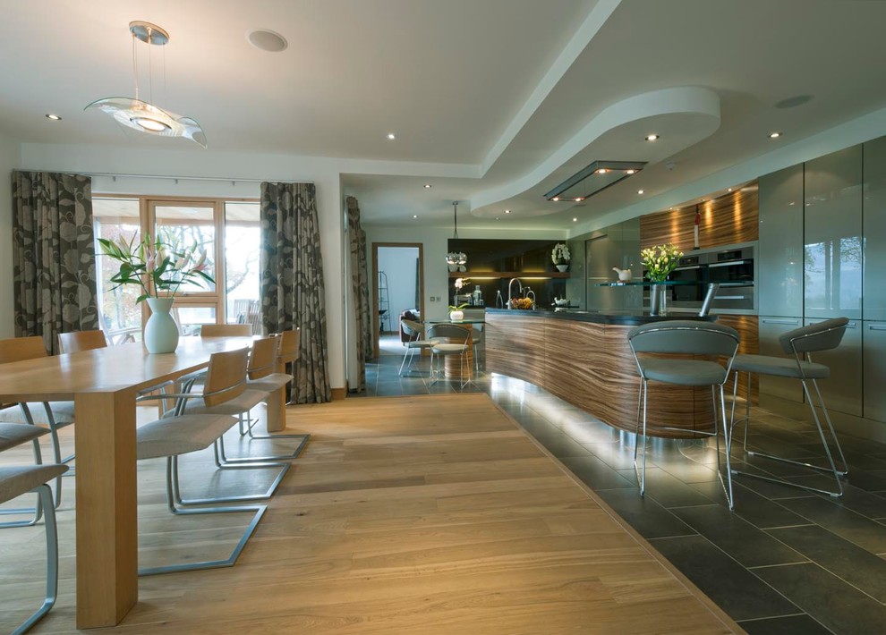 Free flowing kitchen in rural Perthshire - Contemporary - Kitchen ...