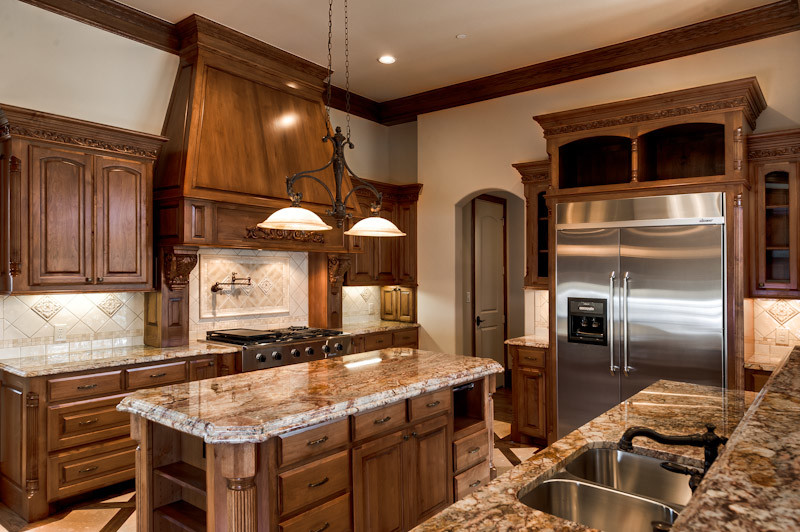 French Chateau - Traditional - Kitchen - Dallas - by Atrium Fine Homes ...