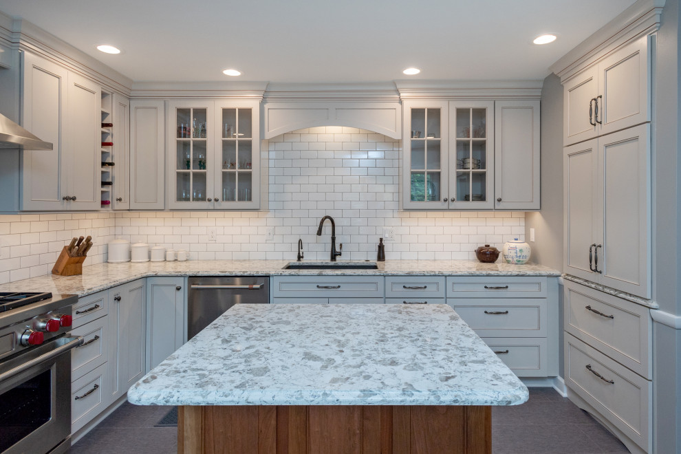 French Country Finished Kitchen photo - French Country - Cocina - Otras ...