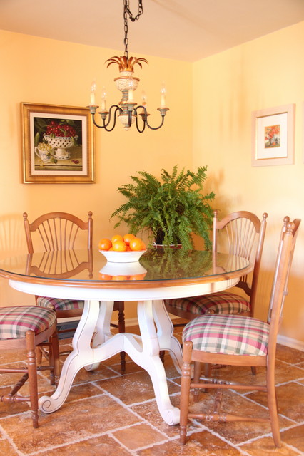 French Country Kitchen - Mediterranean - Dining Room - Philadelphia ...