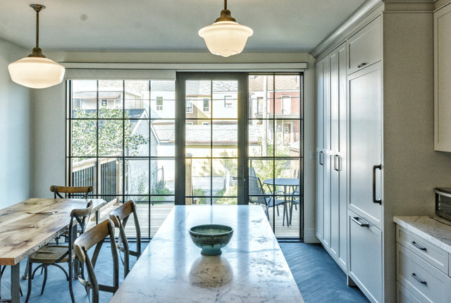 French Doors (Stile and Rail) in Kitchen - Modern - Kitchen - Toronto ...