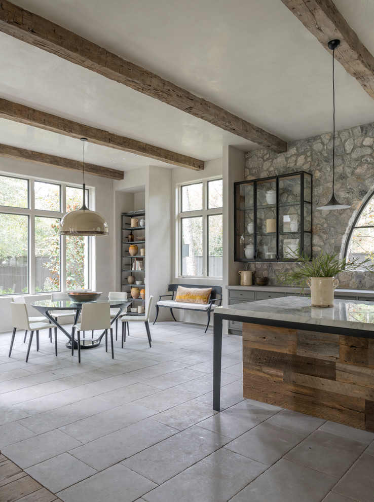 French Normandy Chateau - Farmhouse - Kitchen - Houston - by Bankston ...