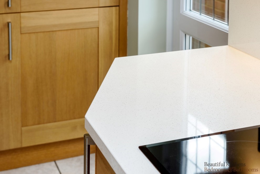 Fresh & Modern Quartz Worktop - Contemporary - Kitchen - Kent - by ...