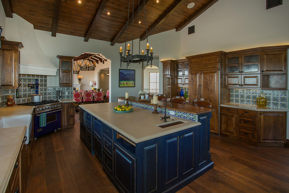 Fresh Contemporary Spanish Colonial - Mediterranean - Kitchen - Santa ...