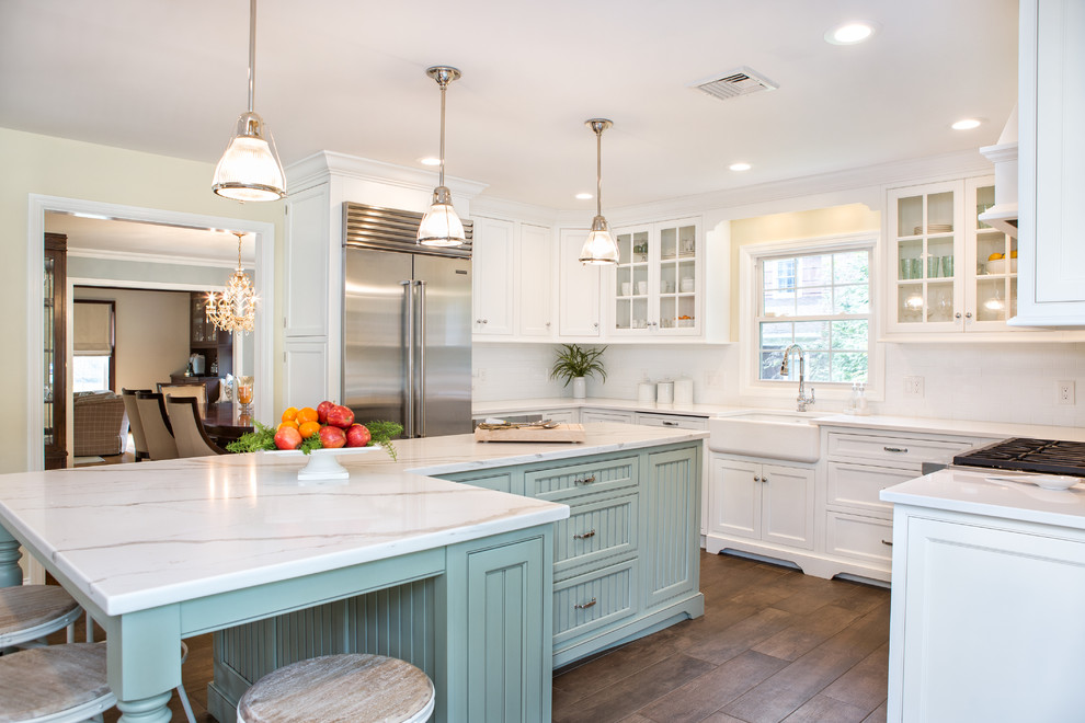 Fresh Farmhouse Kitchen - Traditional - Kitchen - New York - by ...