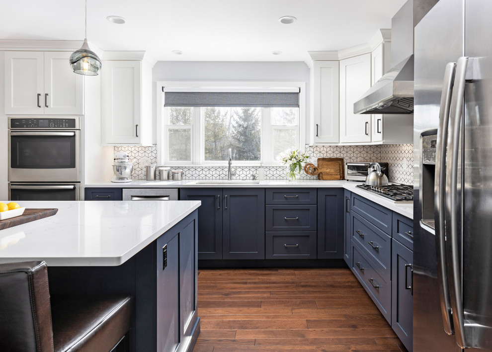 Fresh Home Redesign in Ann Arbor, Michigan - Traditional - Kitchen ...