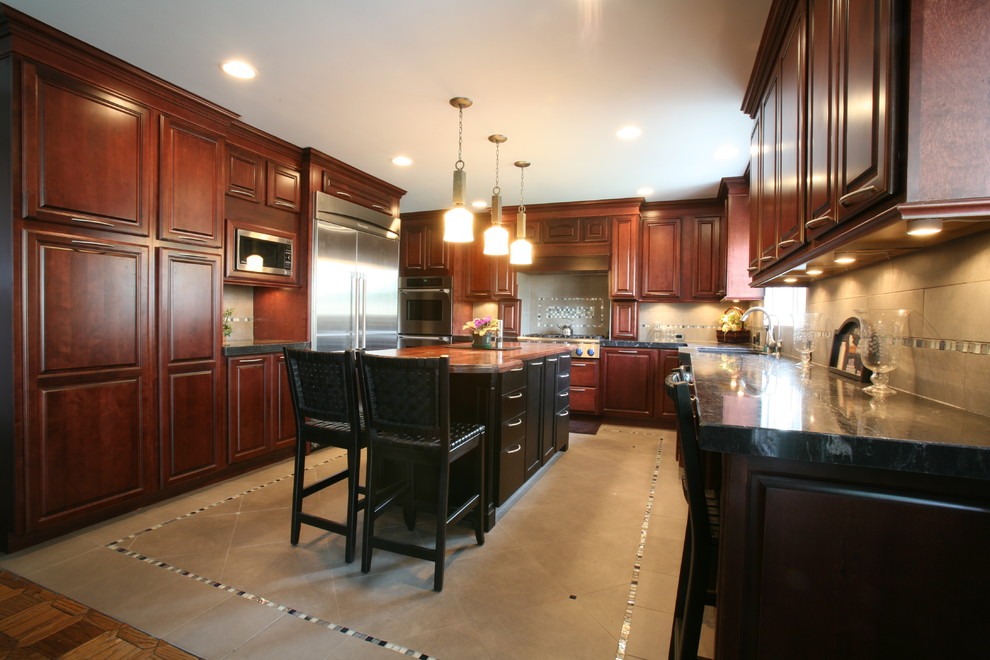 From a Drab to a Fab Kitchen - Contemporary - Kitchen - Orange County ...