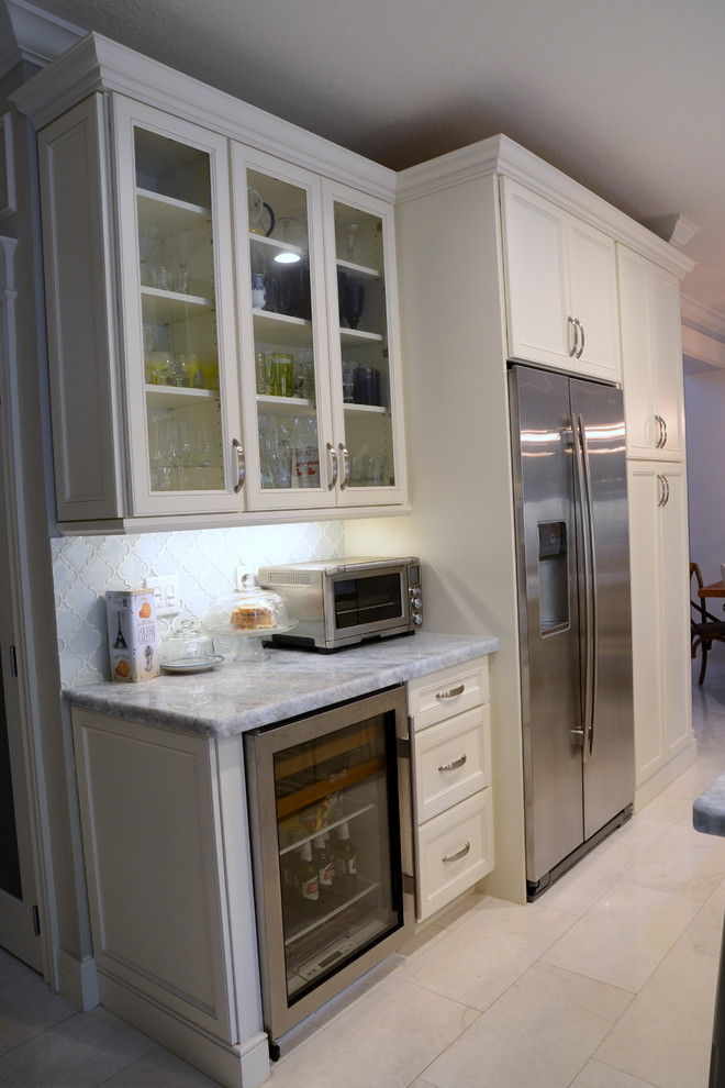Full Galley-Style Kitchen Remodel Featuring Island and Custom Cabinetry ...