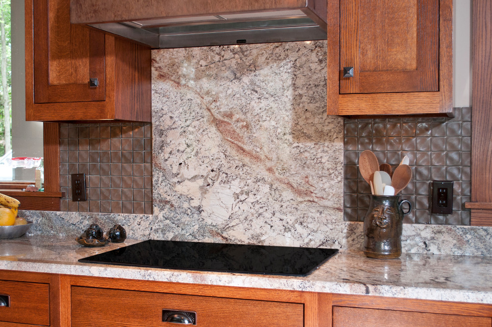 Full Height Granite Backsplash - Traditional - Kitchen - Other - by ...