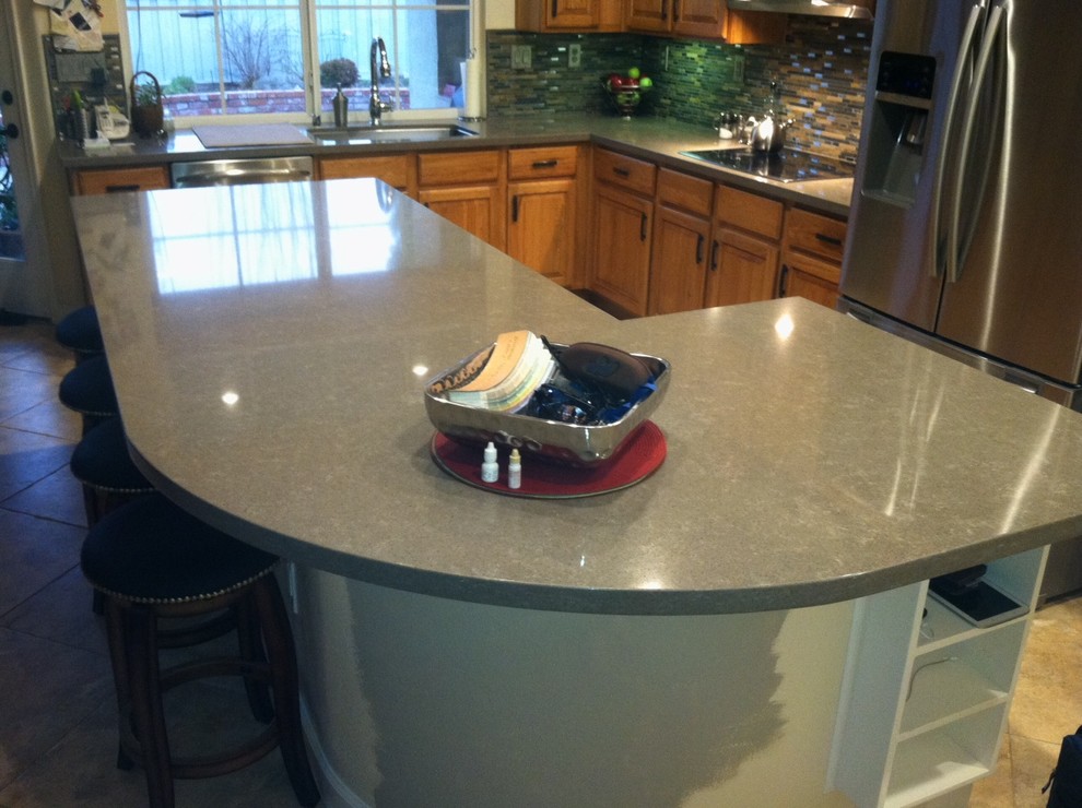 Full Height Tile Backsplash - Modern - Kitchen - Sacramento - by ...