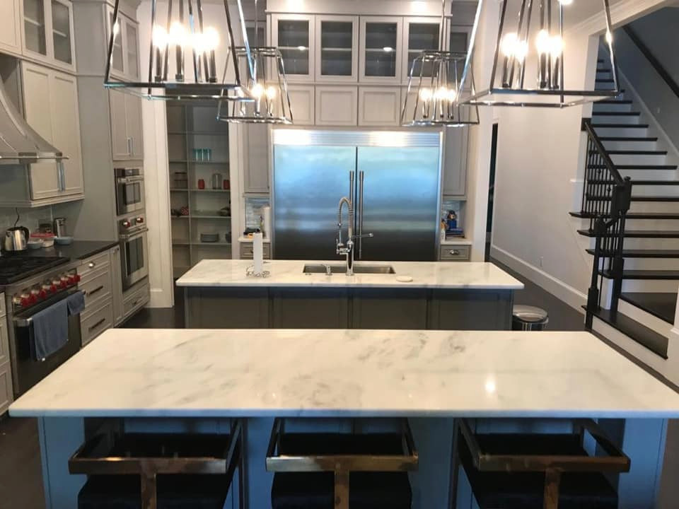 Fumo Bianco Quartz - Modern - Kitchen - West Midlands - by mistermarble ...