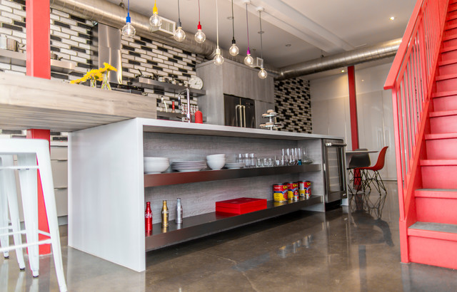Funky industrial loft - Beaches, Ontario - Modern - Kitchen - Toronto ...