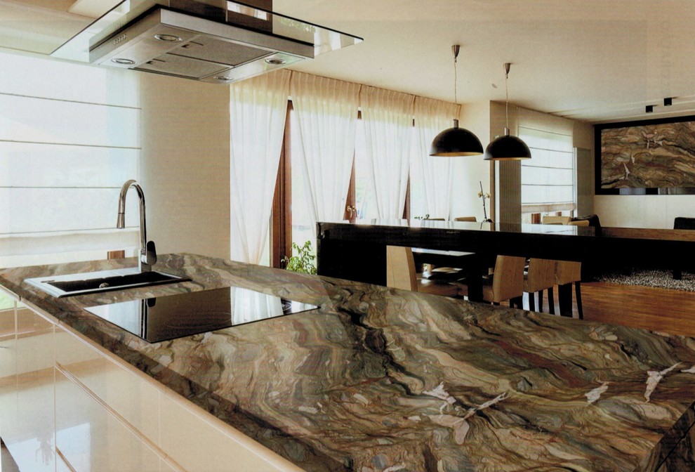 Fusion Granite Countertop - Modern - Kitchen - Raleigh - by CRS Marble ...