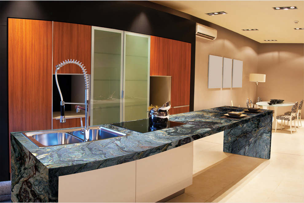 Fusion - Quartzite - Modern - Kitchen - Miami - by Omicron Granite ...