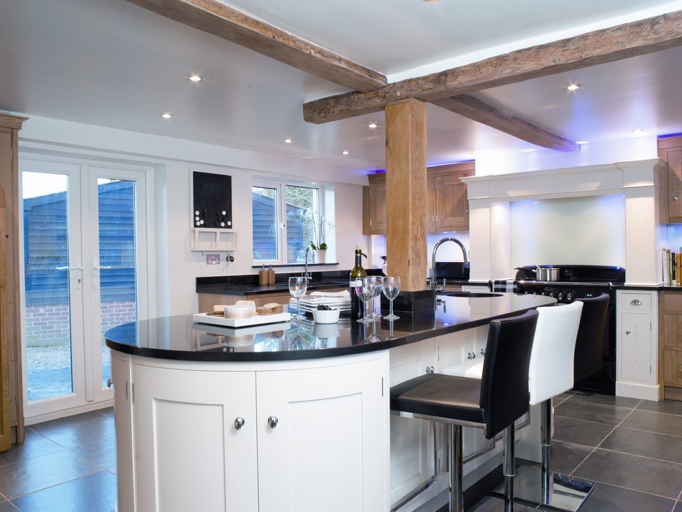 Galaxy Black Granite Worktops - Modern - Kitchen - Cambridgeshire - by ...