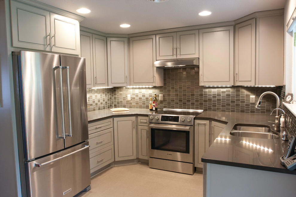 Gale-Rew Construction Remodel-Kliengartner - Transitional - Kitchen ...