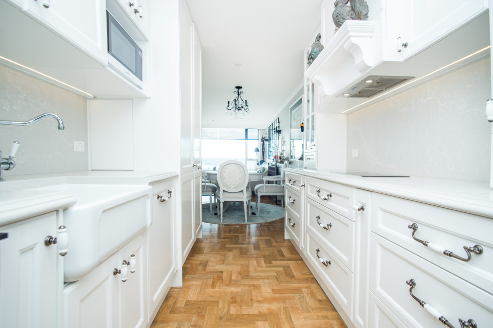 Galley Kitchen in French Provincial Style - Traditional - Kitchen ...