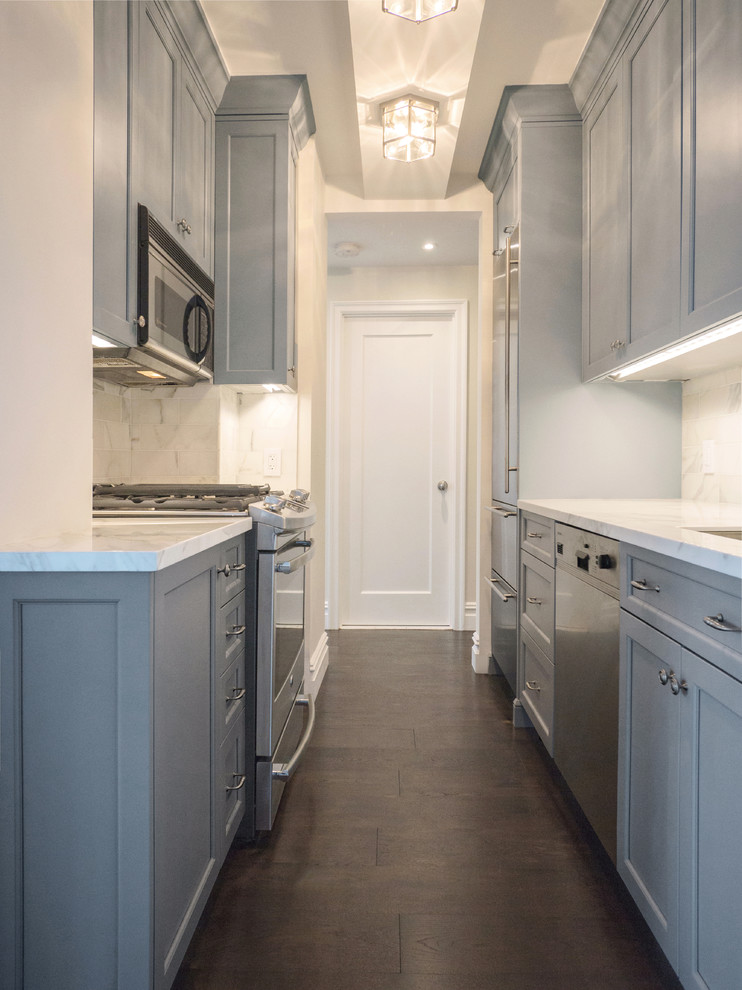 Galley Kitchen - Transitional - Kitchen - New York - by Paula McDonald ...