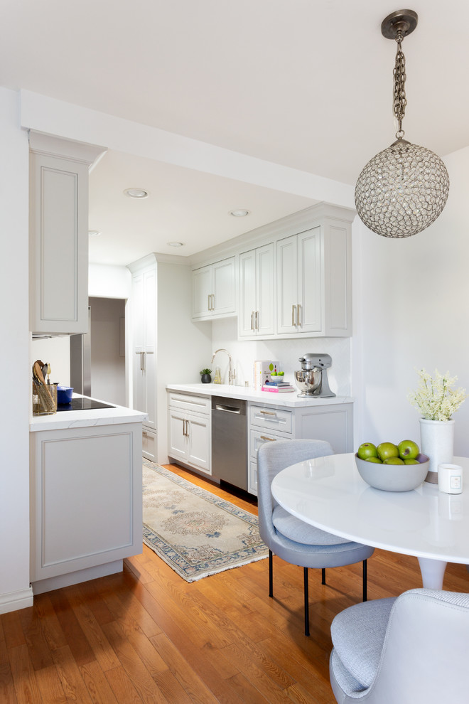 Galley Kitchen Renovation- West Hollywood, California - Transitional ...