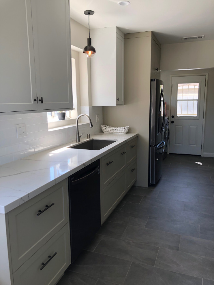 Galley style IKEA kitchen offers flexibility and function - Moderno ...