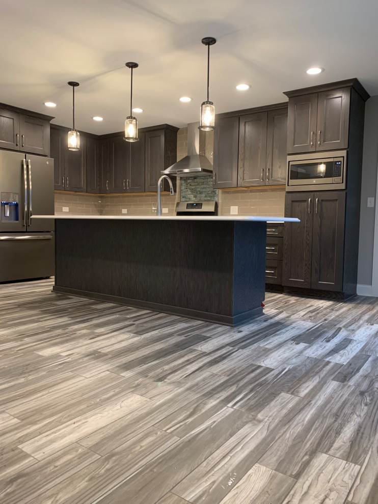 GE Slate Kitchen in Antioch, IL - Contemporary - Kitchen - Chicago - by ...