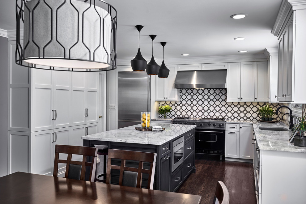 Geometric Kitchen - Transitional - Kitchen - Chicago - by J. Peterson ...